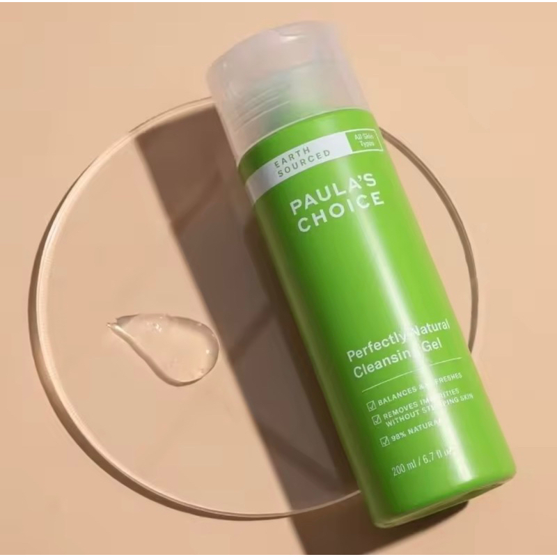 Paula's Choice Earth Sourced Perfectly Natural Cleansing Gel 200ml ...