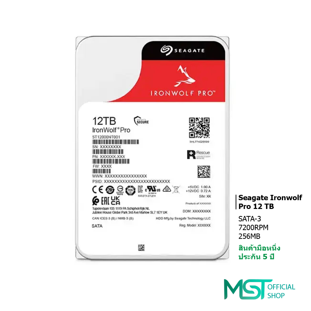 Harddisk HDD NAS SERVER 10TB - 20TB Seagate IronWolf / WD Red/ WD ...