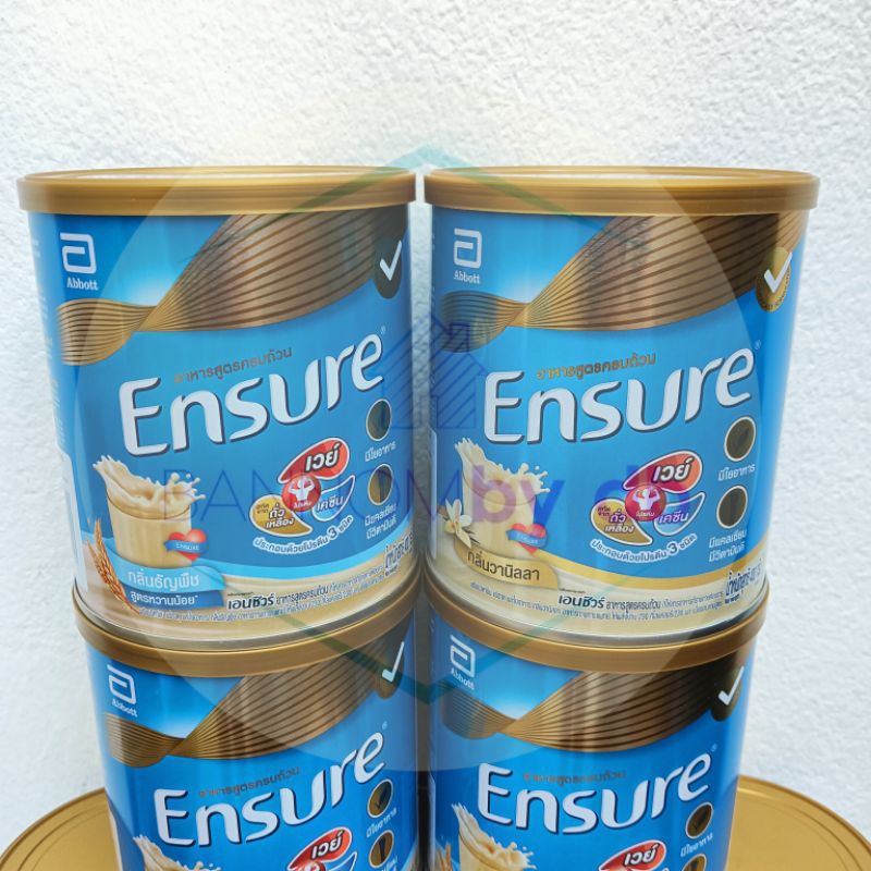 Ensure 400G.(อายุยาว) วนิลลา ธัญพืช เอนชัวร์ 400 กรัม | Shopee Thailand