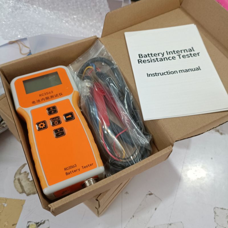 RC3563 battery Tester ความต้านทาน 1.5v 3.1v 3.2v 3.7v 4.2v 100v 0-200 ...