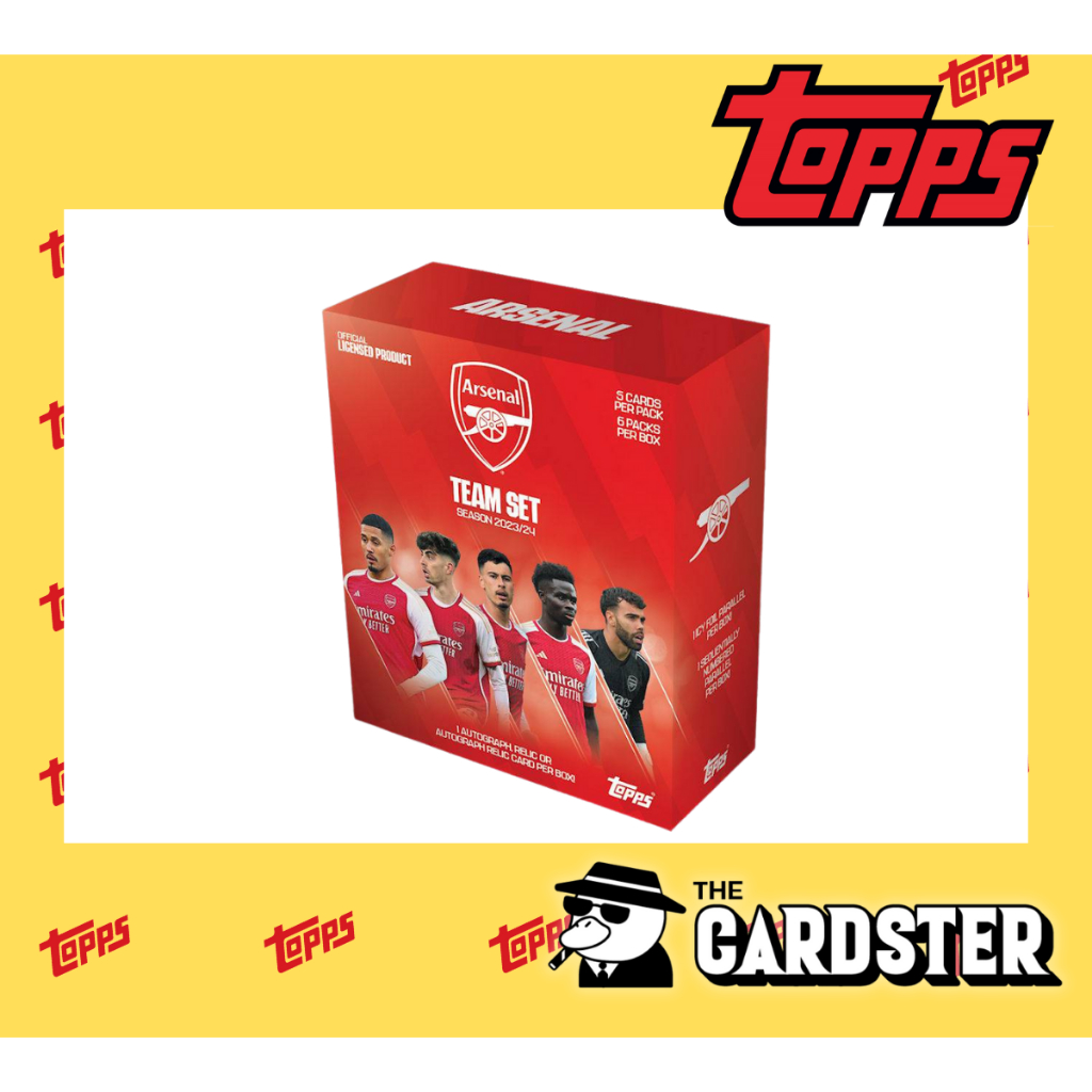 [พร้อมส่ง !!!] กล่องสุ่ม การ์ดบอล 2023-24 Topps Arsenal Team Set ...