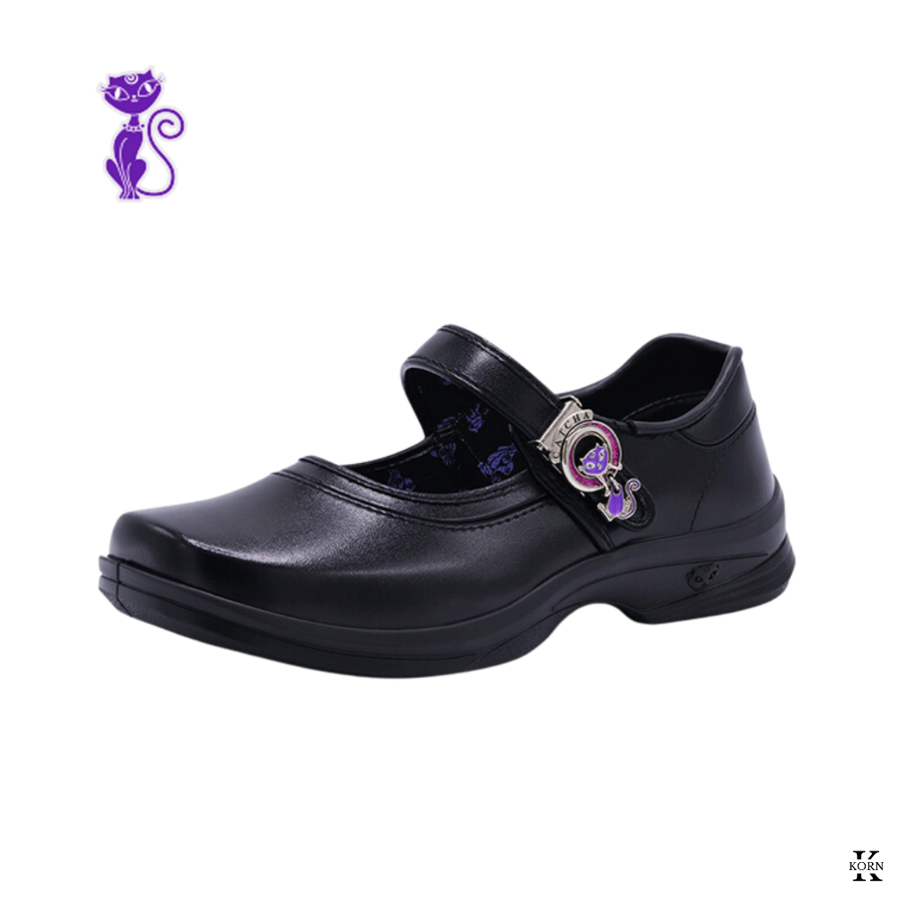 Catcha รองเท้านักเรียนหญิง แคทช่า มีแมวตุ้งติ้ง | Shopee Thailand