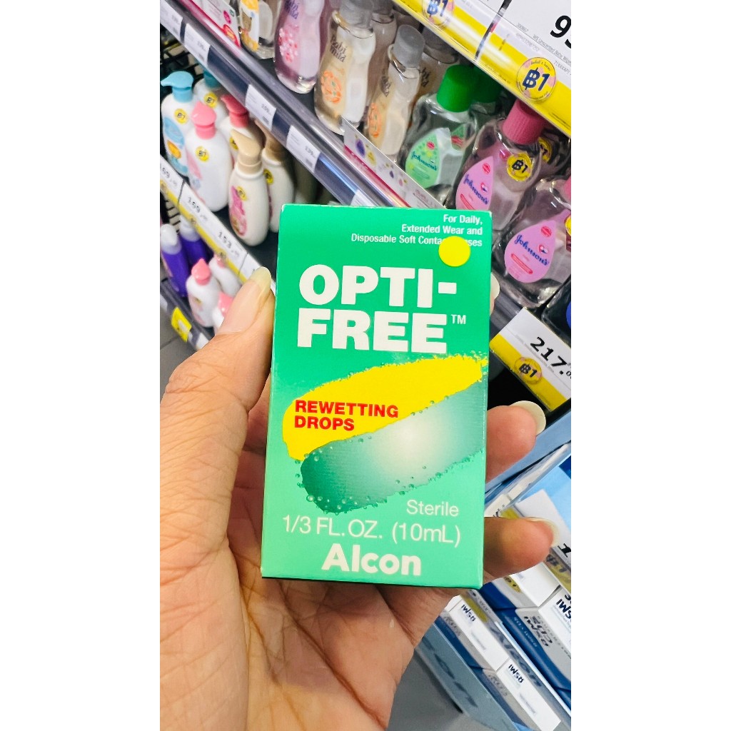 Alcon Opti-Free Rewetting Drops น้ำตาเทียม ช่วยอาการระคายเคืองตา ตาแห้ง ...