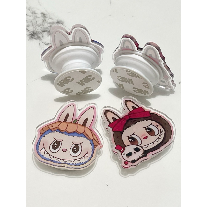 Griptok Sticks Labubu กริ๊ปต๊อกติดโทรศัพท์มือถือ ตัวติดมือถือ มีกาว3Mใน ...