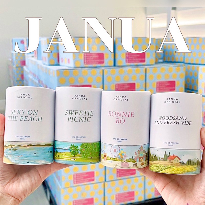 (แพคเกจใหม่) JANUA น้ำหอมแจนยัวร์ มีให้เลือก 4 กลิ่น 30 ml.หอมติดทน | Shopee Thailand