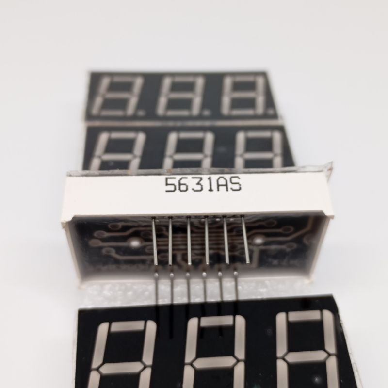 7-segment display จอแสดงตัวเลข(3หลัก) 5631AS 3.8×2 | Shopee Thailand