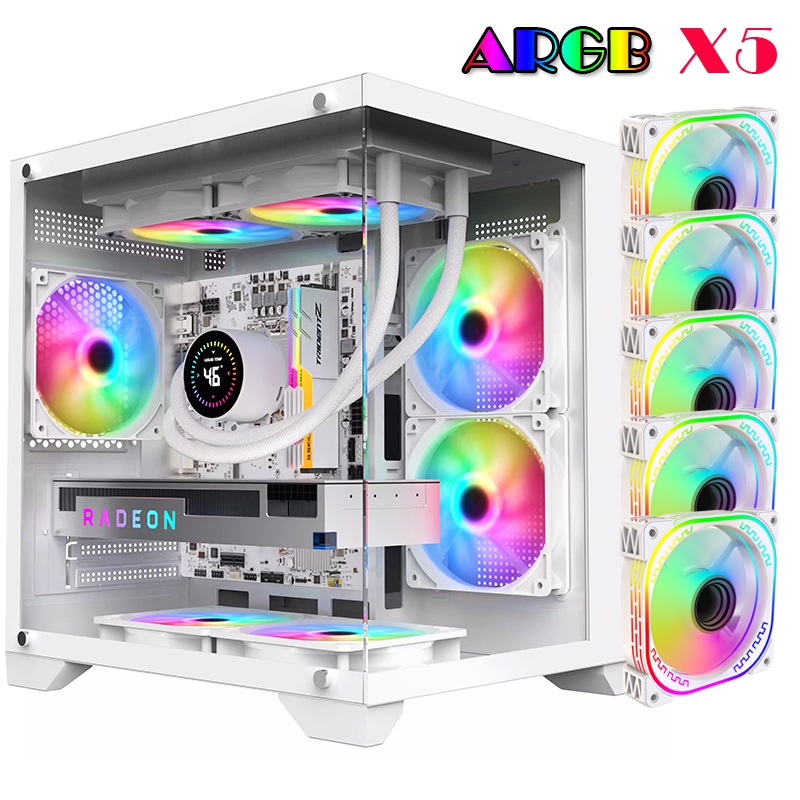 Mingsu sea view room mini case computer case M-ATX black support water ...