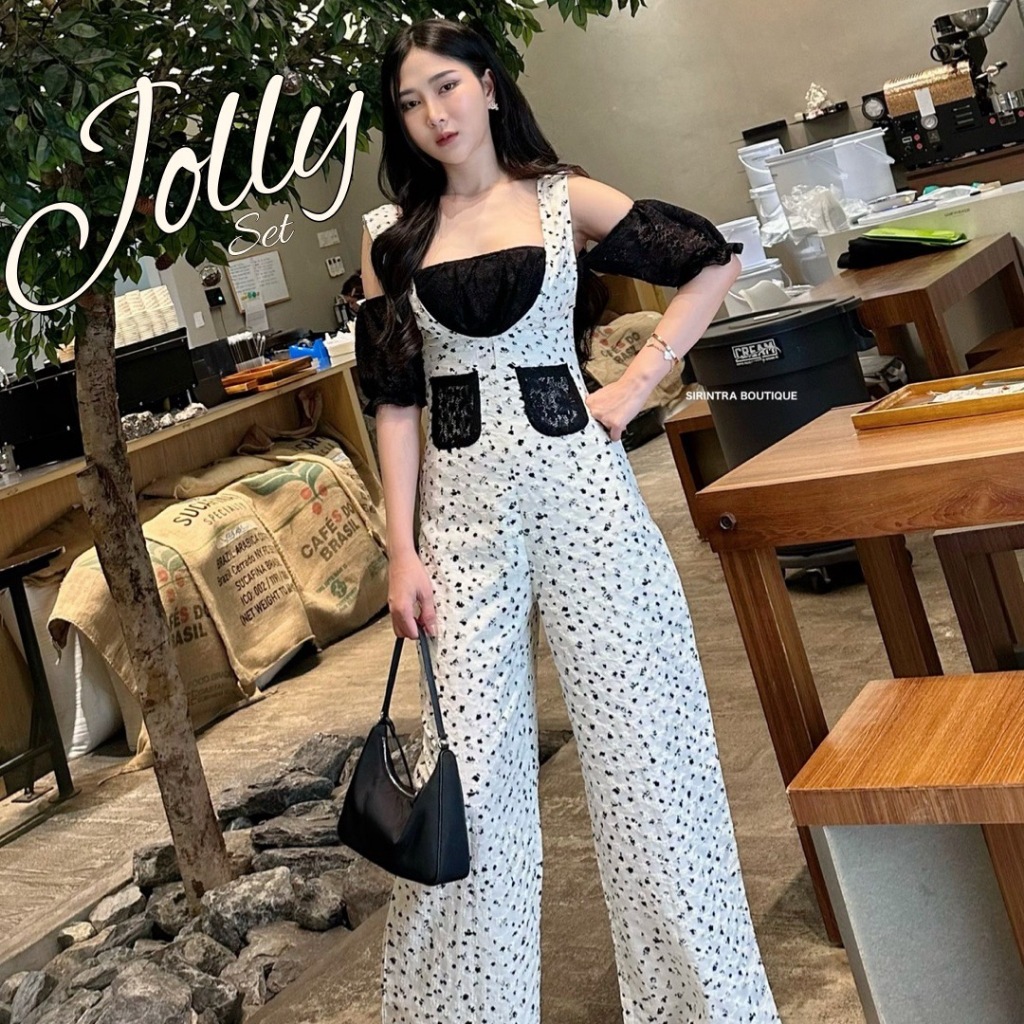 SIRINTRA : JOLLY SET (เสื้อ + กางเกง) | Shopee Thailand