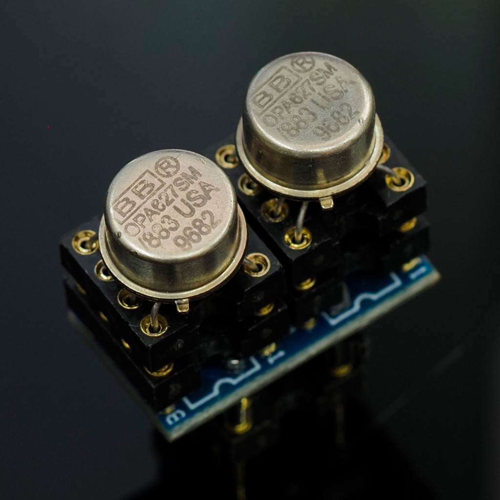 Single OP-AMP ออปแอมป์ OPA627SM/883B ตัวถังเหล็ก ผลิตที่ U.S.A. (ขายเป็นเซ็ต ออปแอมป์2ตัว+ตัว ...