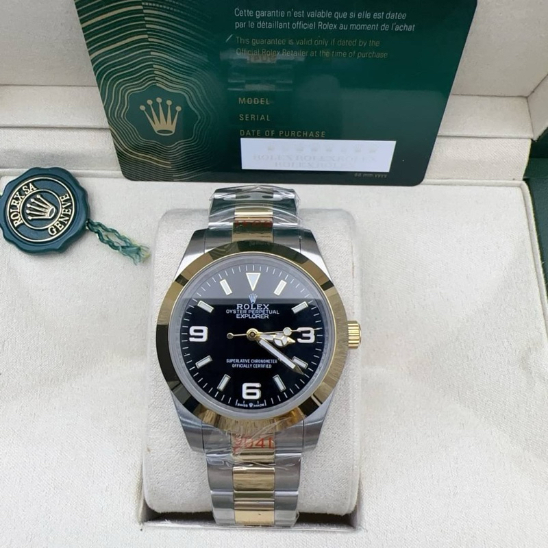 นาฬิกา rolex explorer vip เทียบแท้ 1:1 Size 40mm ระบบ ออโต้ | Shopee ...