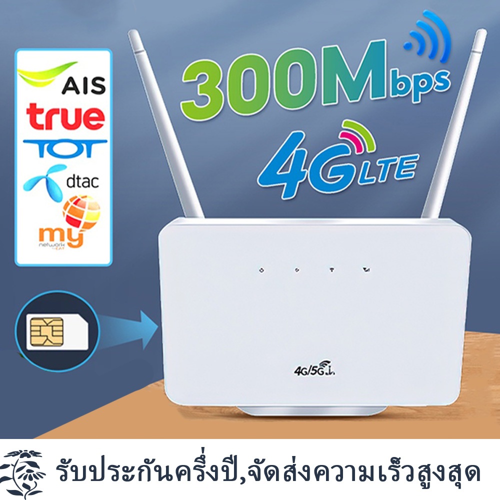 H106,เร้าเตอร์ใส่ซิม WiFi เราเตอร์, 4G/5G router ใส่ซิม, 300 Mbps ตัว ...