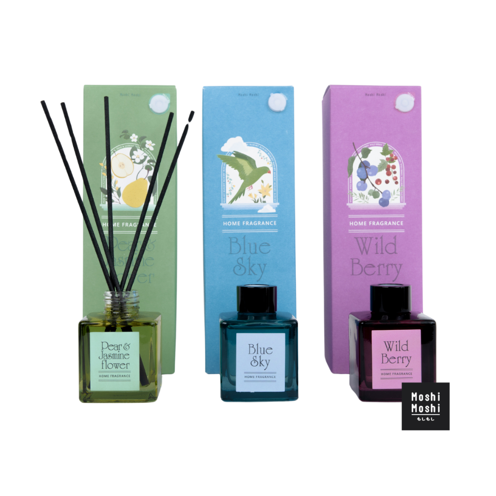 Moshi Moshi Diffuser น้ำมันหอมระเหย ก้านไม้หอมปรับอากาศ ก้านไม้หอม ขนาด 100 ml. รุ่น 8100021407 ...
