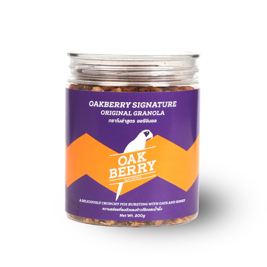 OAKBERRY Original Granola กราโนล่าสูตรออริจินอล กราโนล่า ขนาด 200กรัม ...