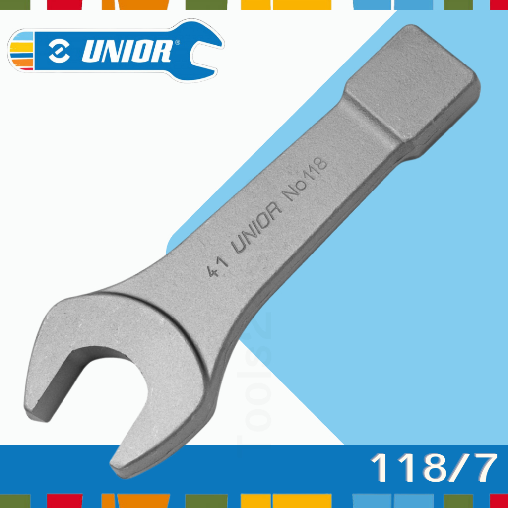 UNIOR ประแจปากตาย ทุบ ขนาด 24mm.-70mm. (Slogging Open End Wrenches) No ...