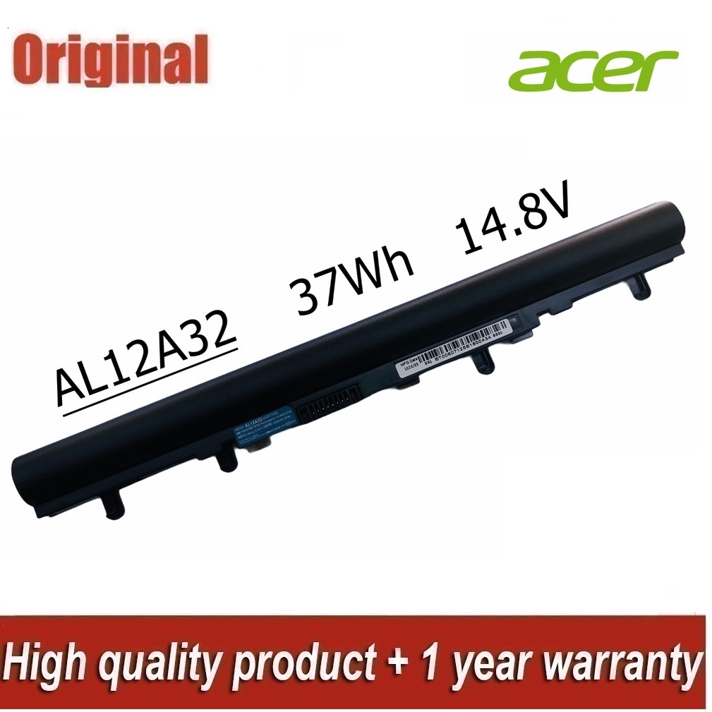 ♛ACER แบตเตอรี่ AL12A32 ของแท้ (สำหรับ Aspire V5-431 V5-471 V5-531 V5-551 V5-571 E1-470 E1-472 ...