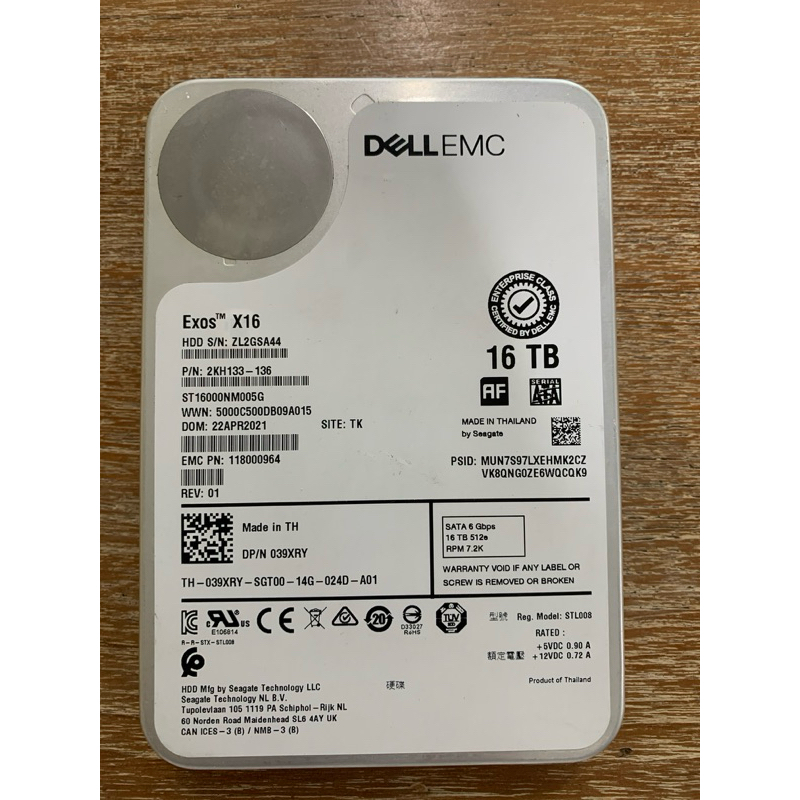 Seagate HDD 10TB 14TB 16TB 18TB มือ2 สภาพมือ1 | Shopee Thailand