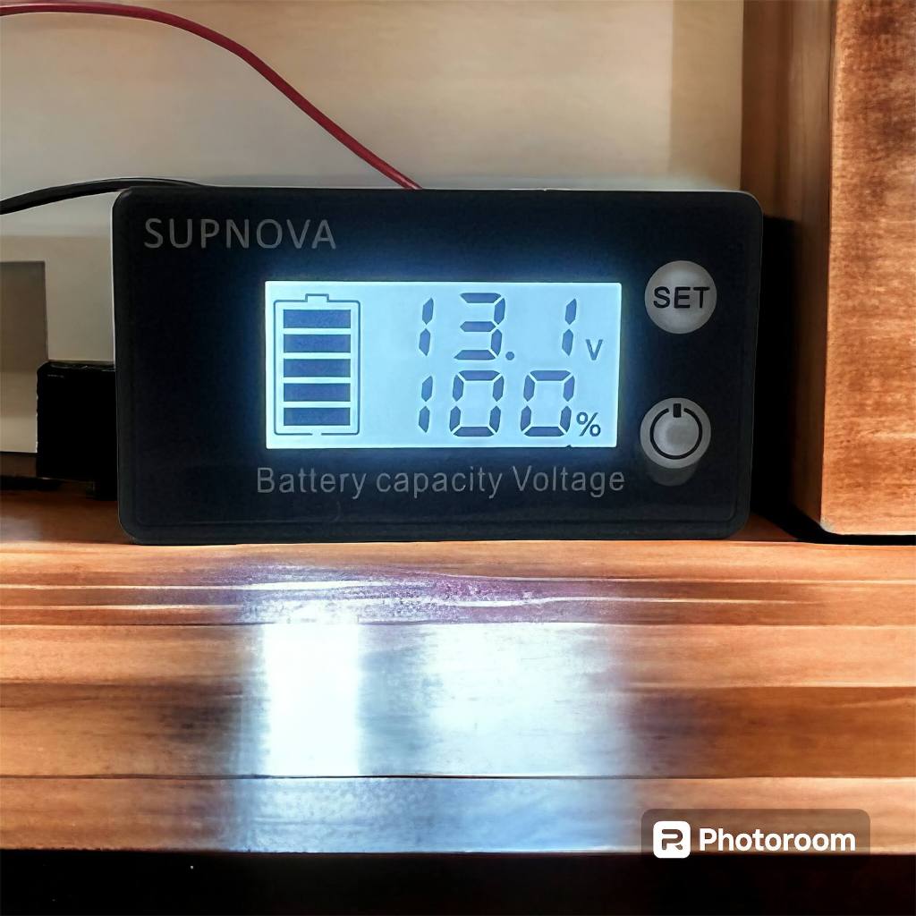 Volt Meter Supnova โวลต์มิเตอร์แสดงเปอร์เซ็นต์แบต แบตตะกั่วกรด ลิเธี่ยม ...