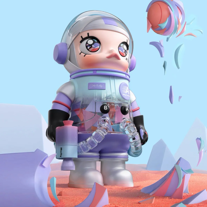 พร้อมส่ง‼️ MEGA SPACE MOLLY 400% Louis De Guzman Pop Mart | Shopee Thailand