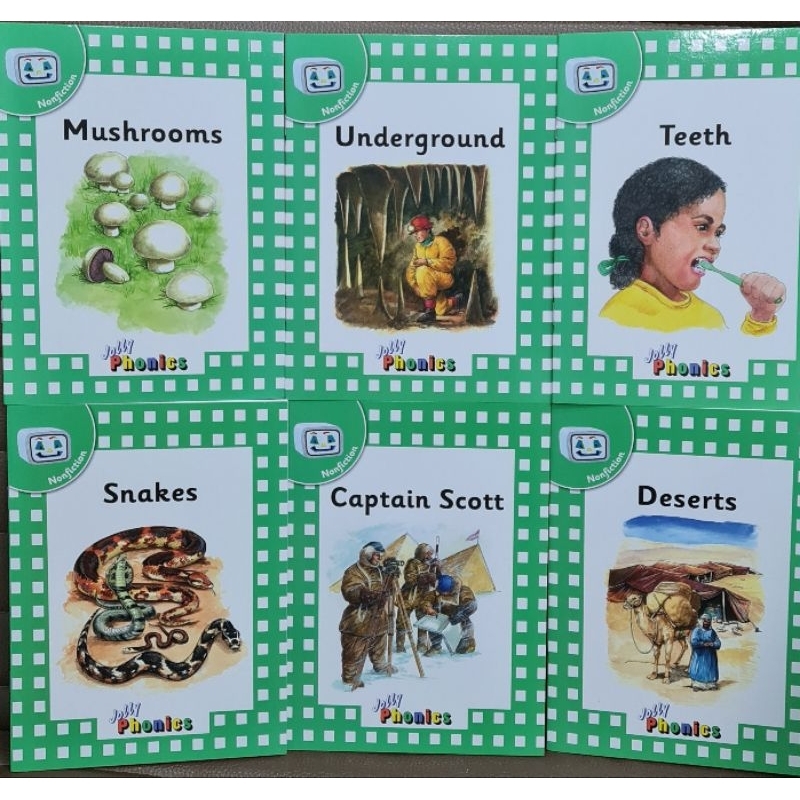 Jolly phonics reader level 3 Green colour Nonfiction | Shopee Thailand
