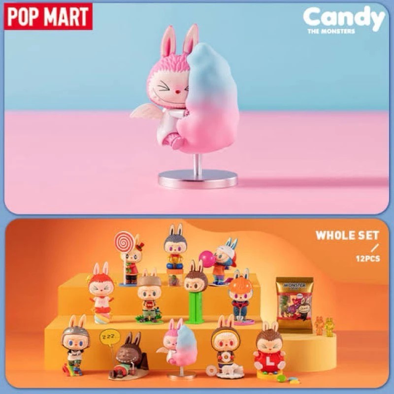 (Live ลด 50%) Labubu Candy Series ลุ้นซีเครต กล่องสุ่ม ของแท้ Popmart ...