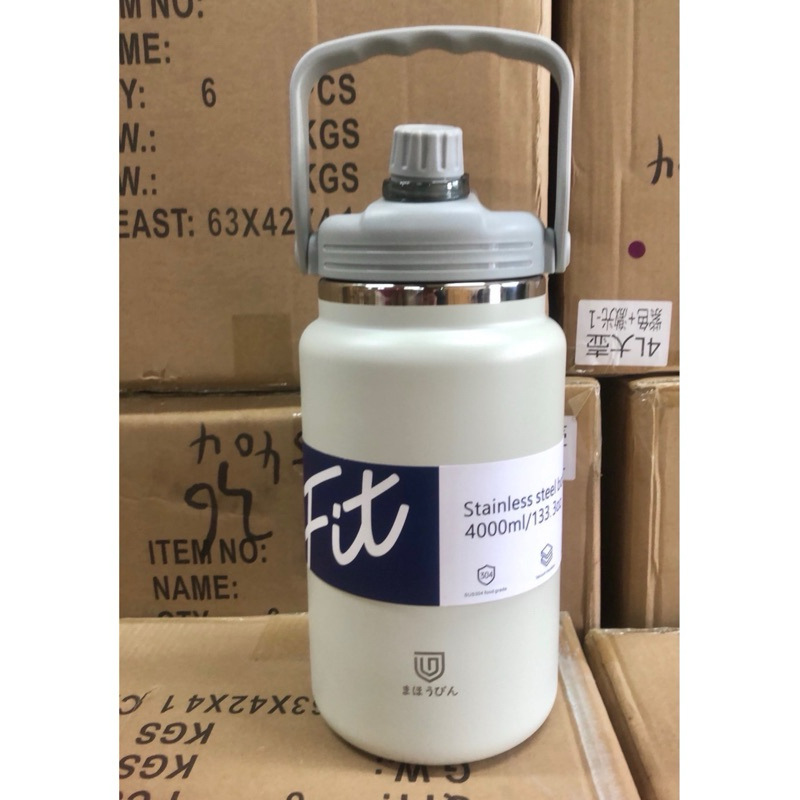 Mahobin กระติกน้ำยักต์ ขวดน้ำเก็บอุณหภูมิ 4000ml กระบอกน้ำสแตนเลส กระติกน้ำเก็บความเย็น M-40 ...