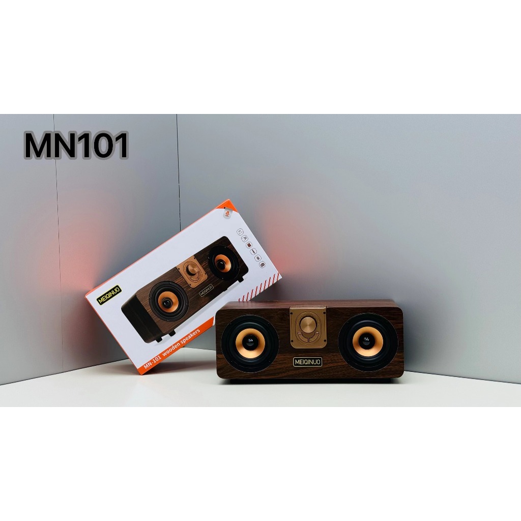 ลำโพงบลูทูธ MN-101 ลำโพงไม้ เสียงดี เพราะ เสียงแน่น ปรับเสียงได้ สินค้า ...
