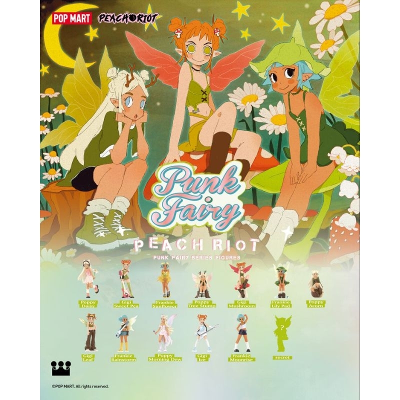 #Blindbox #กล่องสุ่ม POP MART Peach Riot: Peach Punk Fairy Series ...