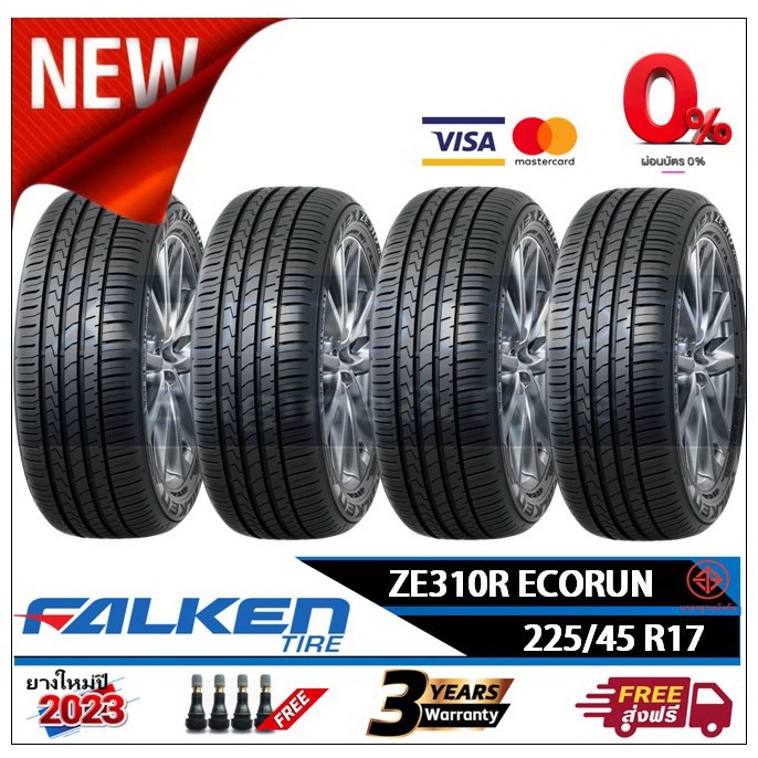 225/45R17 Falken ZE310R Ecorun |2,4 เส้น| *ปี2023* -ส่งฟรี- ผ่อน0% ยางใหม่ ยางฟัลเค้น | Shopee ...