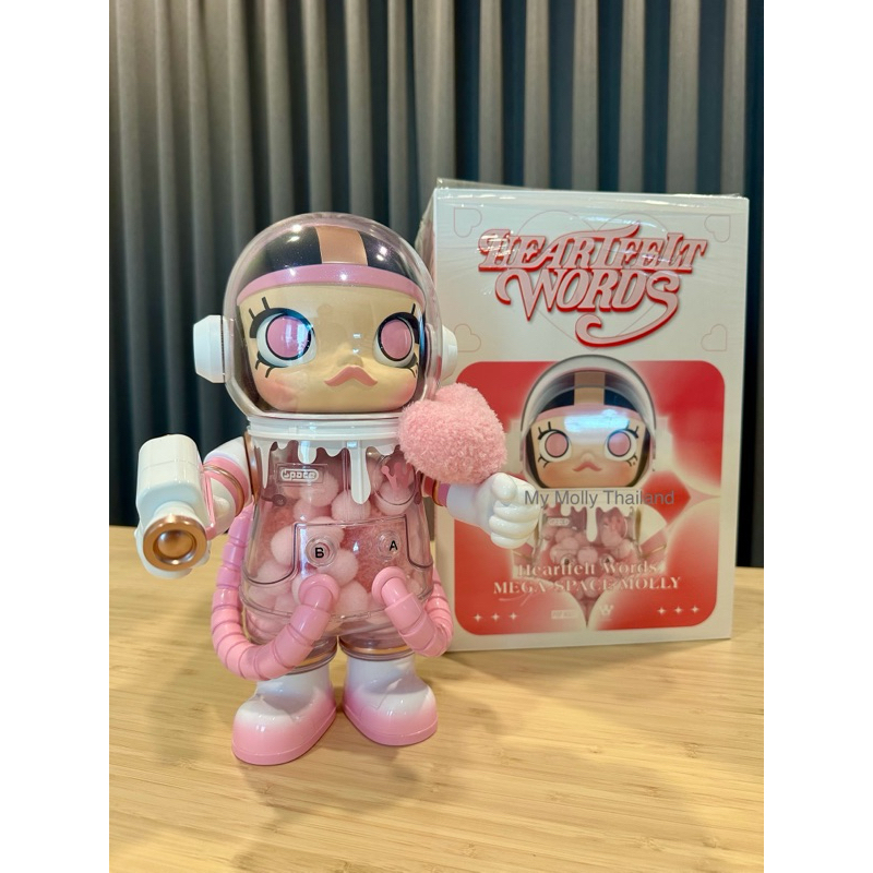 POPMART MEGA SPACE MOLLY 400% Heartfelt Words ของแท้!! พร้อมส่ง!! | Shopee Thailand