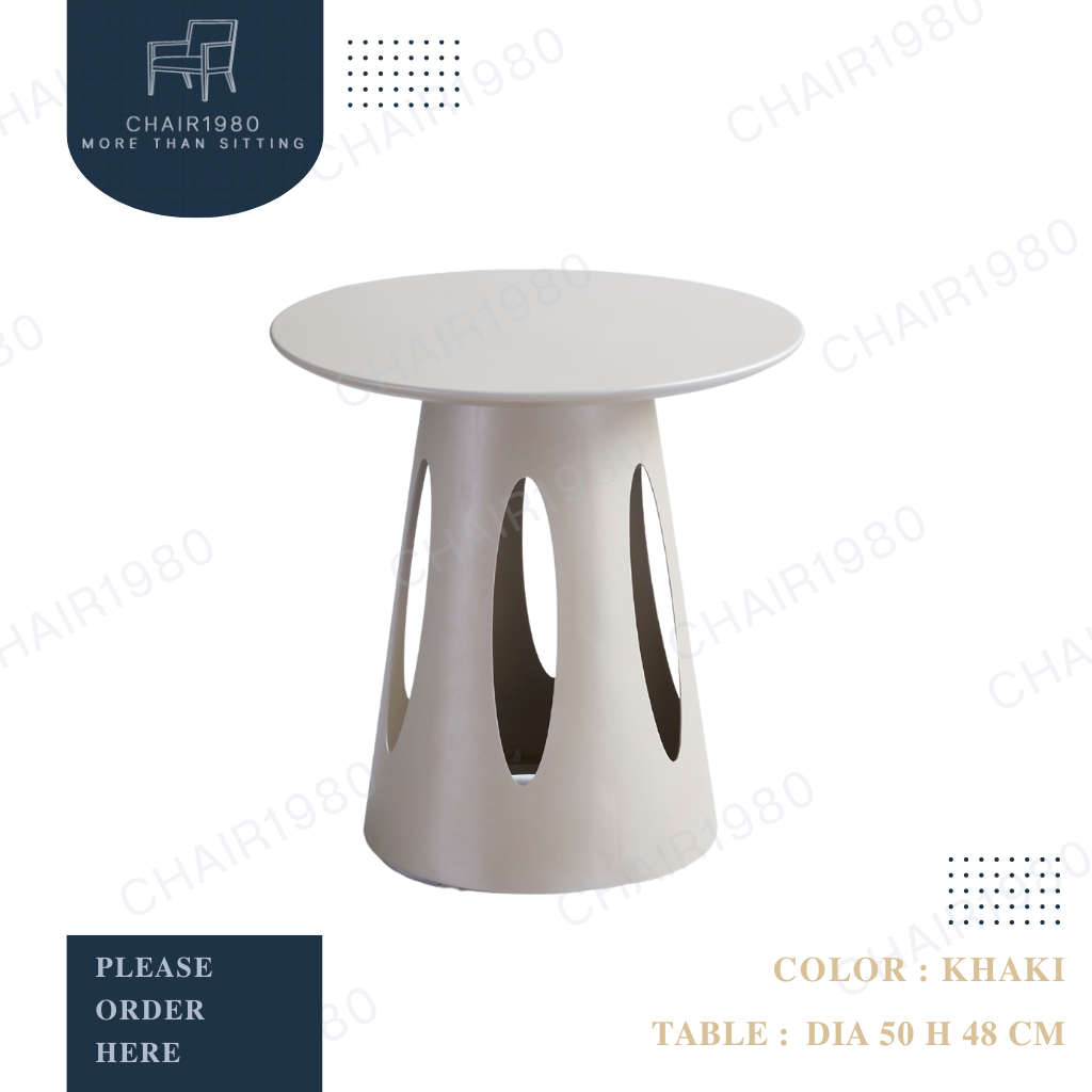 ATI-0211 โต๊ะกาแฟทรงกลมMinimalist Modern(สไตล์มินิมอลโมเดิร์น) สีสดใส ...