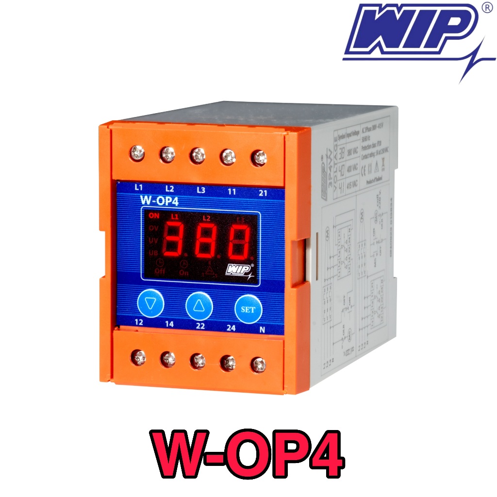 🔥 WIP W-OP4 380V เลือกได้ 2 รุ่น 3P3W 3P4W เฟสโพรเทคชั่น | Shopee Thailand