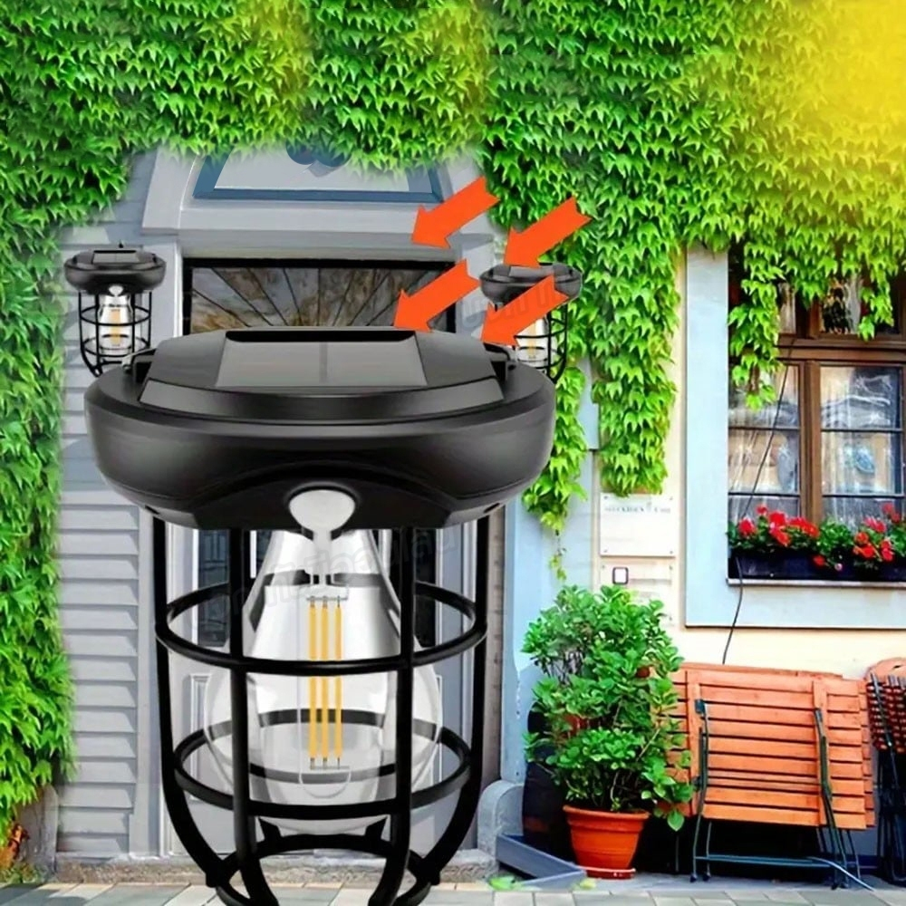 โคมไฟติดผนัง พลังงานแสงอาทิตย์ CL-T66 / CL-T88 ไฟตะเกียง เซ็นเซอร์ตรวจ ...