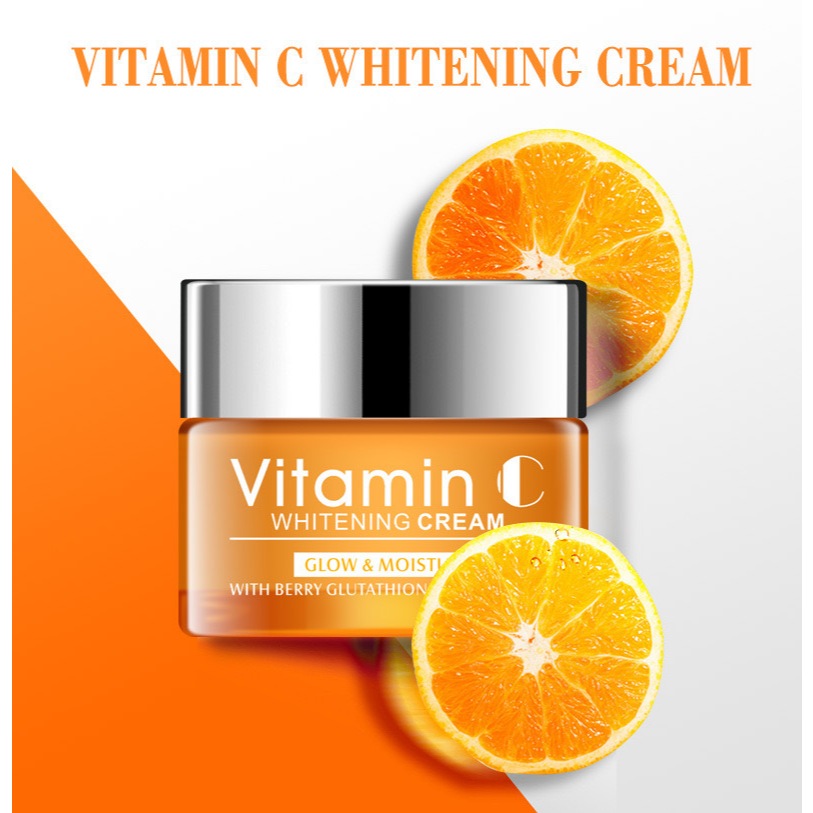 VC Face Cream ไวท์เทนนิ่งวิตามินซีครีมหน้าใส 50ML เพิ่มความกระจ่างใส ...