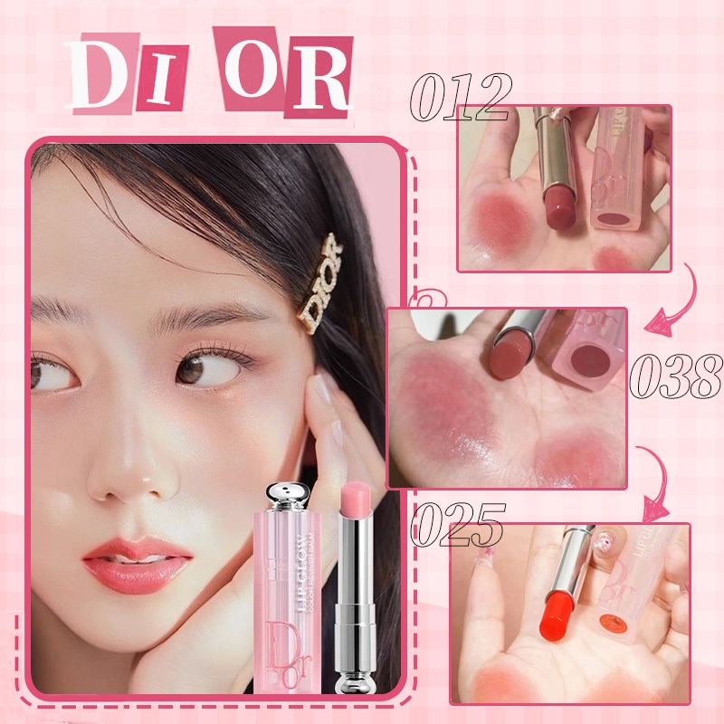 【เวอร์ชั่นใหม่】Dior Addict Lip Glow #012#1947#Dior8#004#001 3.2g ลิปมัน ...