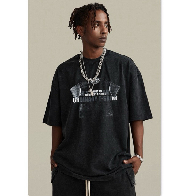 เสื้อยืดผู้ชายโอเวอร์ไซส์ ordinary tee | Shopee Thailand