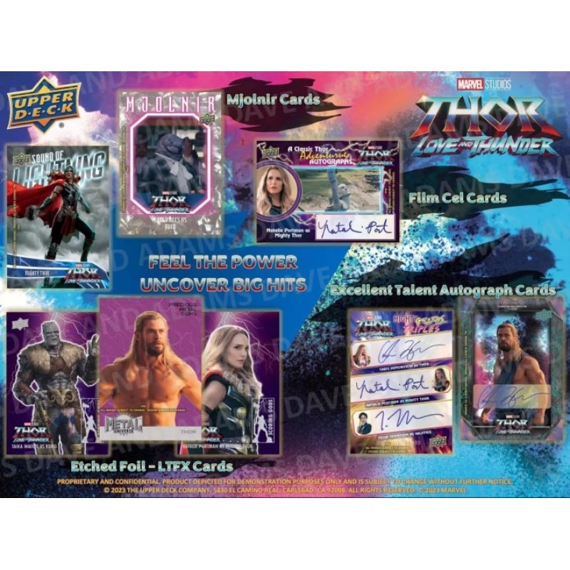 (เปิดพรีออเดอร์ค่ะ) Upper Deck Thor: Love and Thunder: ลุ้นลายเซ็นต์ Chris Hemsworth ...