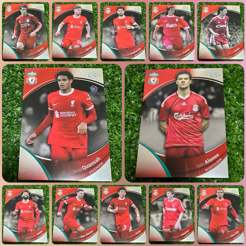การ์ดบอลลิเวอร์พูล การ์ดแข็ง จากกล่อง TOPPS LIVERPOOL FC CHROME 2024 ...