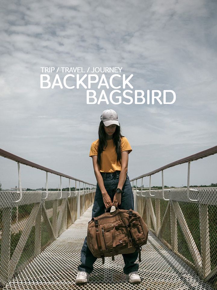 bagsbird รุ่น BXL3 จุ50L เดินทาง 4-5 วัน สายคู่หน้าฟังก์ชันครบ กระเป๋าเป้เดินทาง สายแบกเป้เที่ยว ...