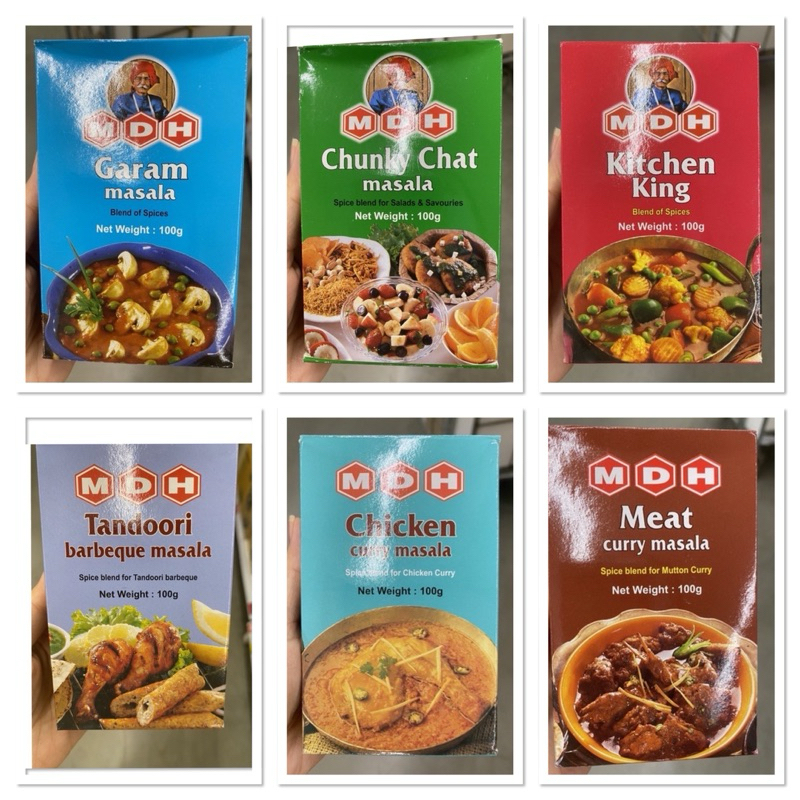 Meat Curry Masala Spice Blend For Mutton Curry MDH 100 G. เครื่องเทศรวม ...