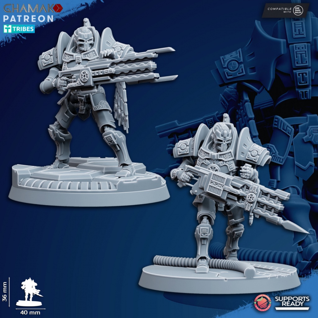 Supreme Guard - The Undying - Construct / 32mm scale 3D printed ...