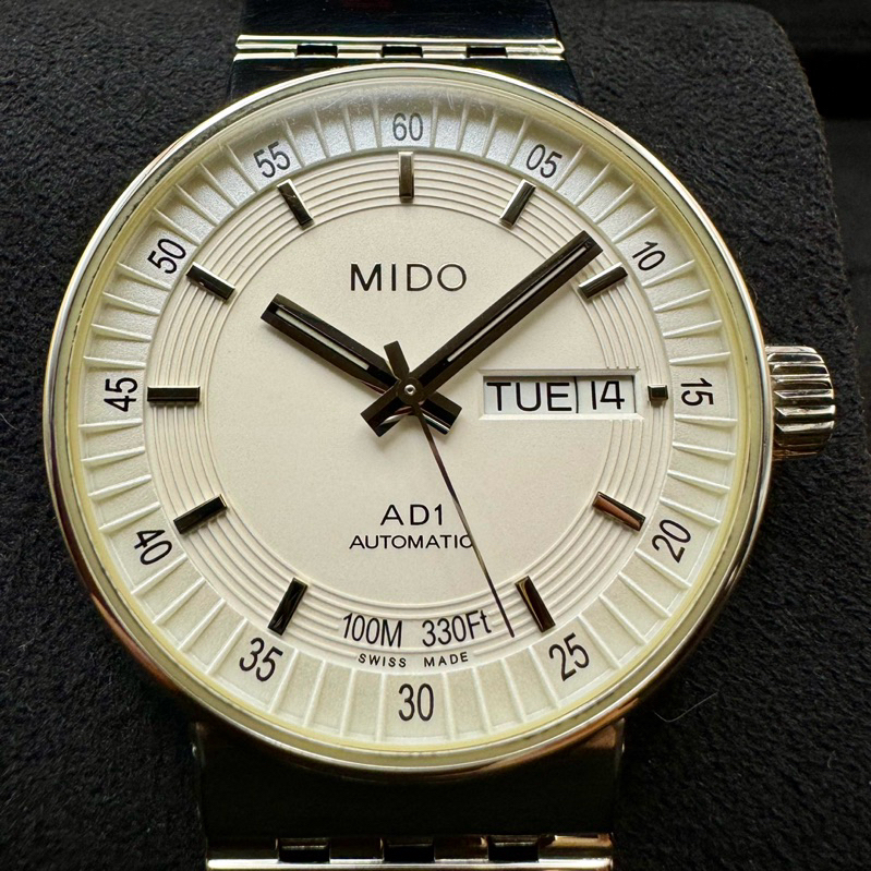 Mido All AD1 Automatic Day&Date White Dial | Shopee Thailand