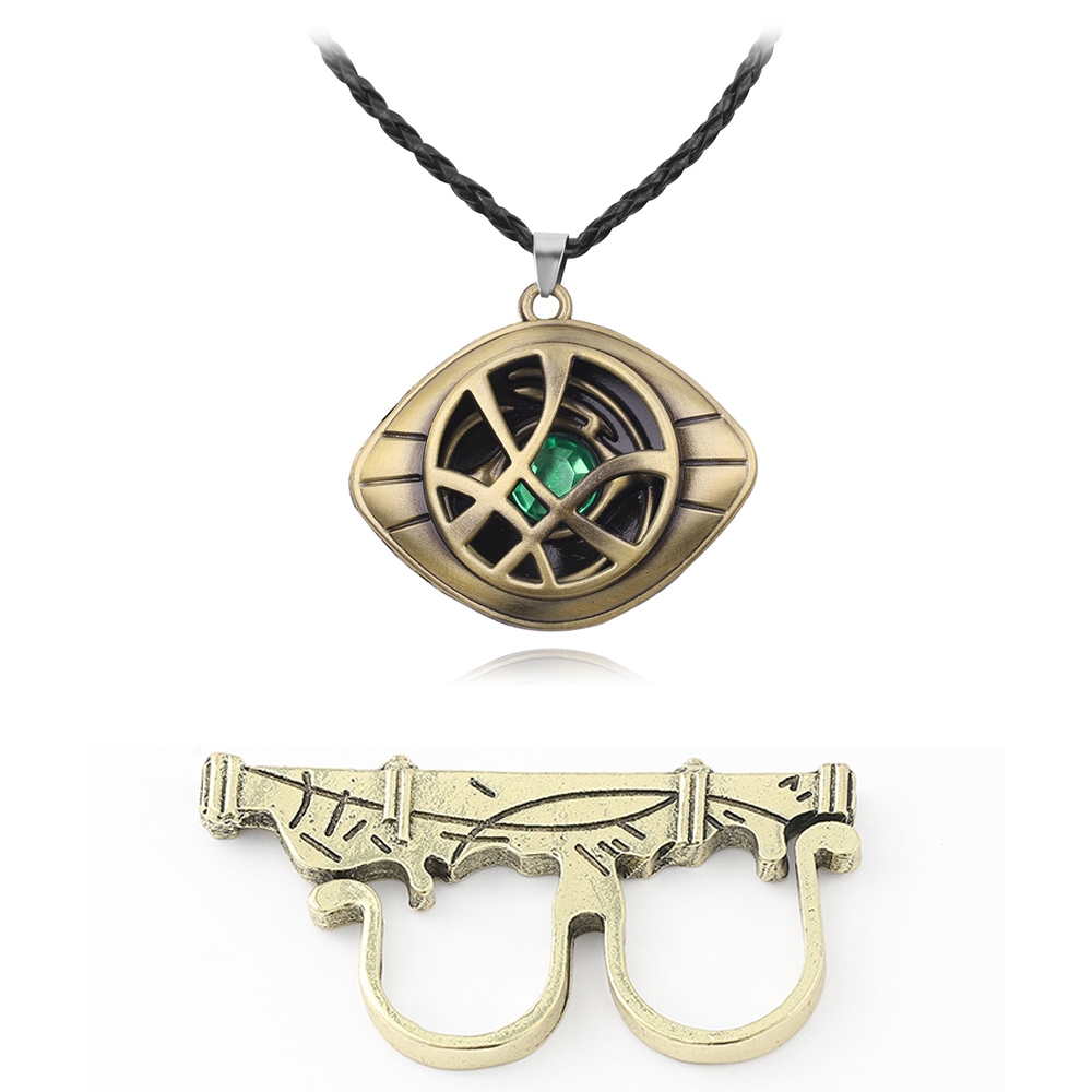 Marvel Avengers Dr Strange Necklace Ring for Men Doctor Strange สร้อยคอ ...
