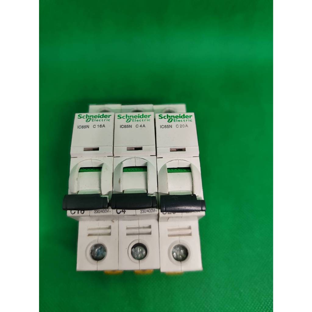 เบรคเกอร์ ชไนเดอร์ 1P/16A Schneider Electric China IC65N 1P C16A Vacuum Mini Circuit Breaker MCB ...