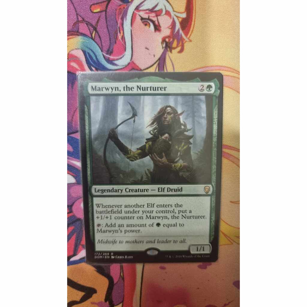 Marwyn, the Nurturer การ์ด Magic The Gathering ของแท้ จากชุด Dominaria ...