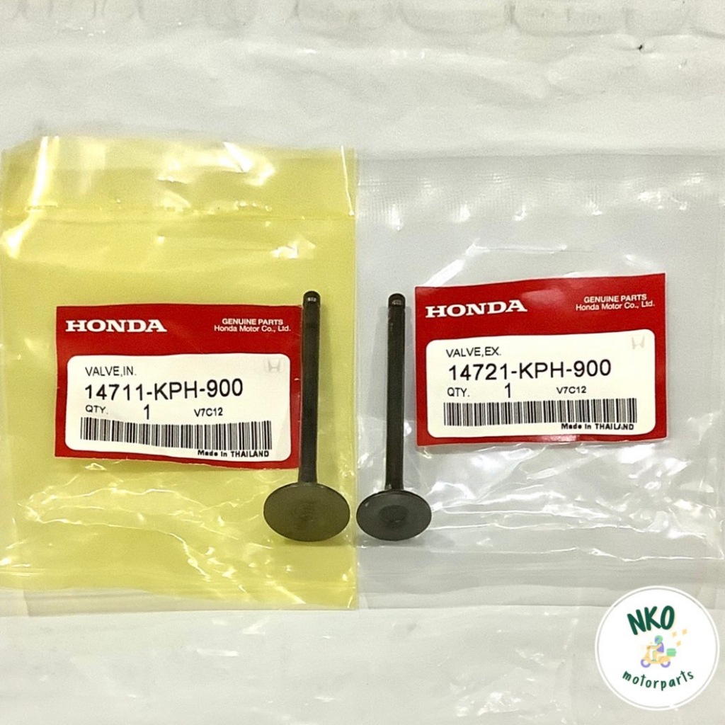 วาล์ว ไอดี-ไอเสีย Wave125 แท้โรงงาน [14711-KPH-900] IN, [14721-KPH-900 ...