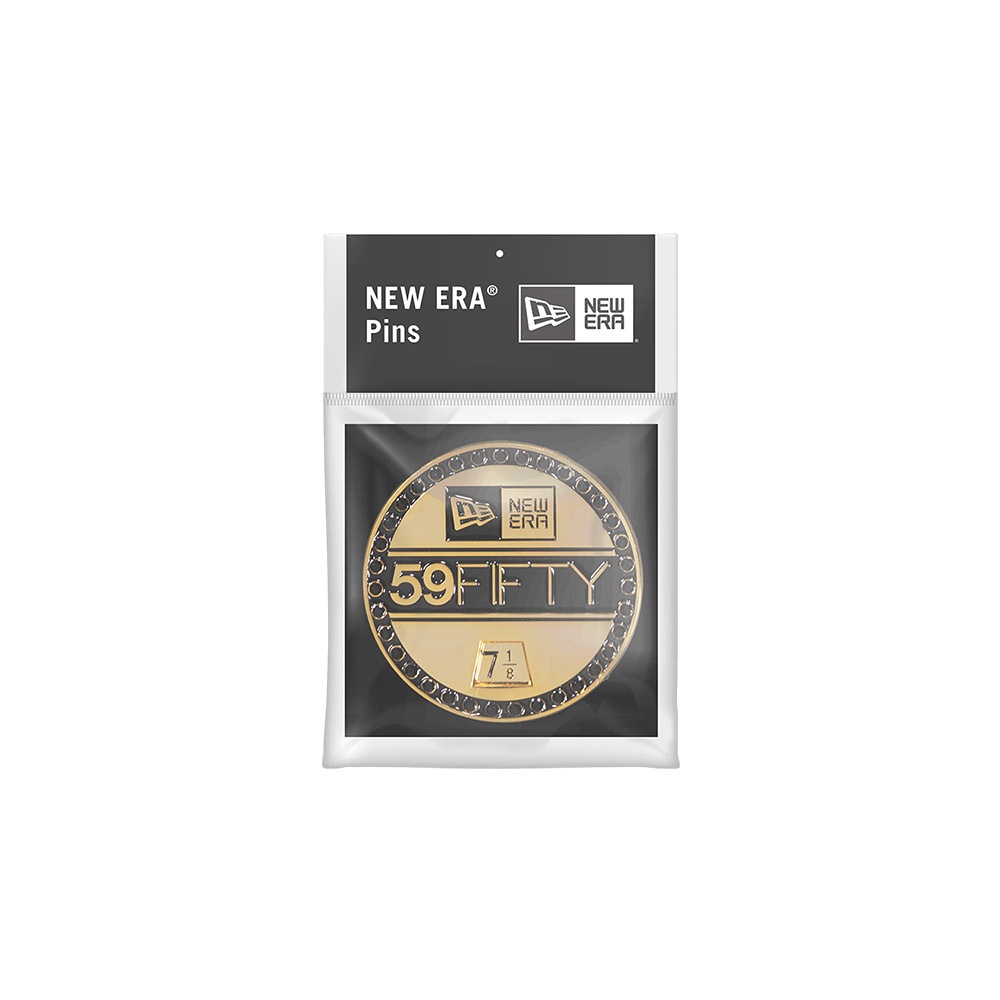 NEW ERA 59FIFTY® DAY 2024 BLACK & GOLD VISOR STICKER PIN 60576155 ...