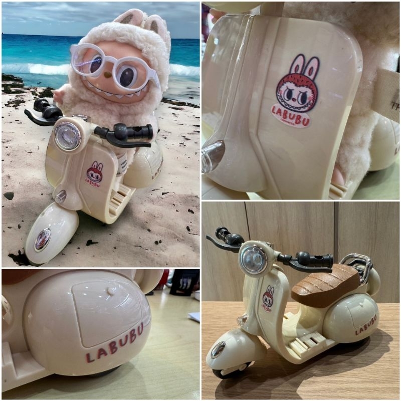 labubu vespa รถเวสป้า มีเสียง มีไฟ น้องลาบูบู้ (เฉพาะรถไม่มีตัวน้องนะ ...