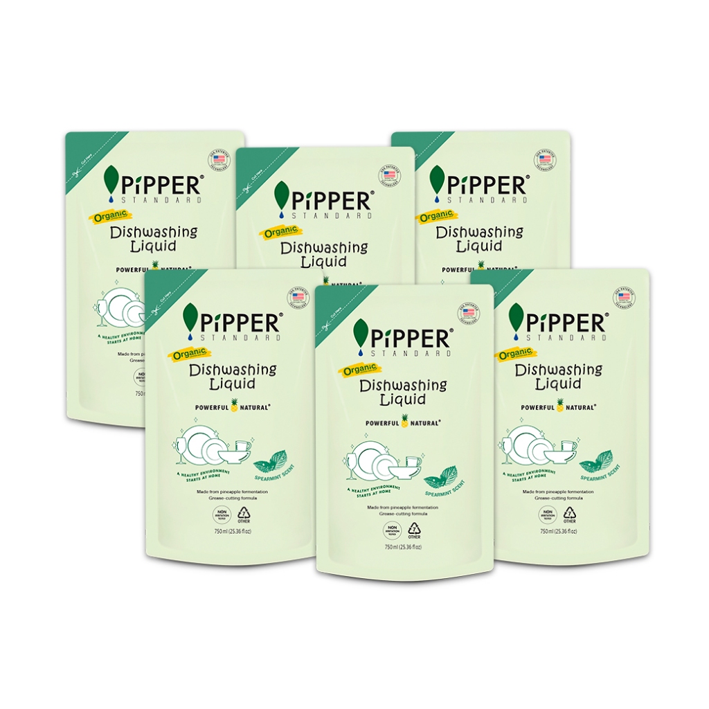 PiPPER STANDARD ผลิตภัณฑ์ล้างจานธรรมชาติกลิ่นกลิ่นสเปียร์มินต์ 750 มล. ...