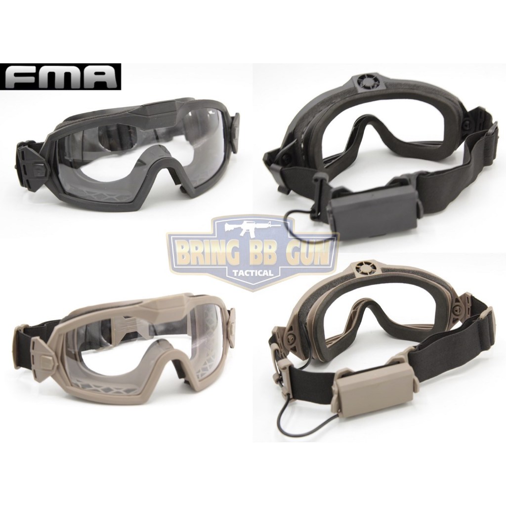 BR4 แว่นตากันลมรุ่นมีพัดลม ยี่ห้อ FMA (Regulator Updated version with ...