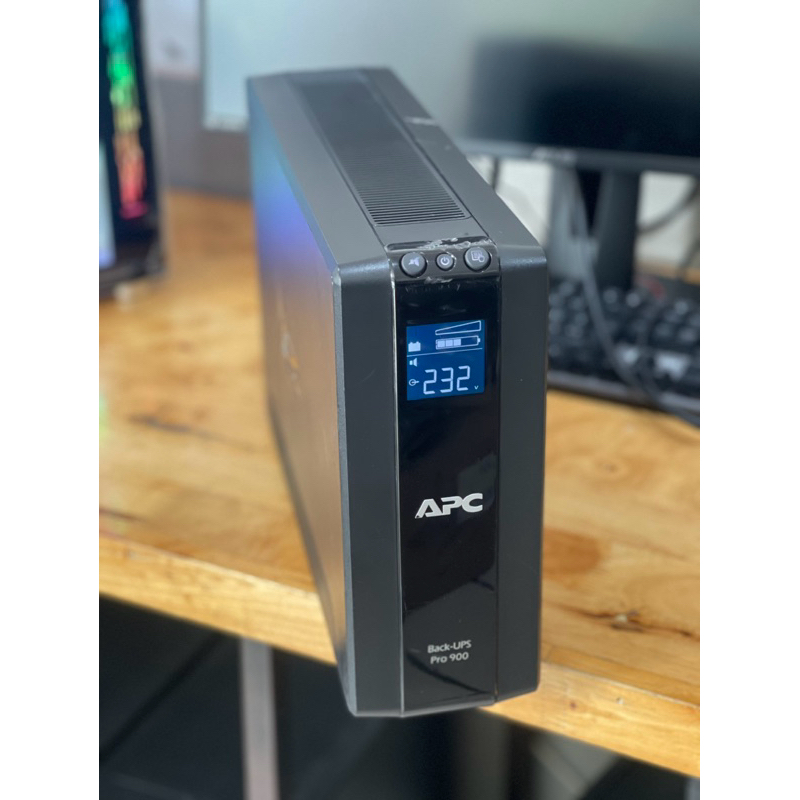 UPS (เครื่องสำรองไฟฟ้า) APC BR900GI (900 VA/540 WATT) มือ 2 เปลี่ยนเเบต ...